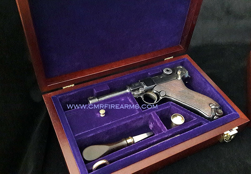 CMR Classic Firearms :: Krieghoff Luger Pistol Display Case. Ref.# 01ef