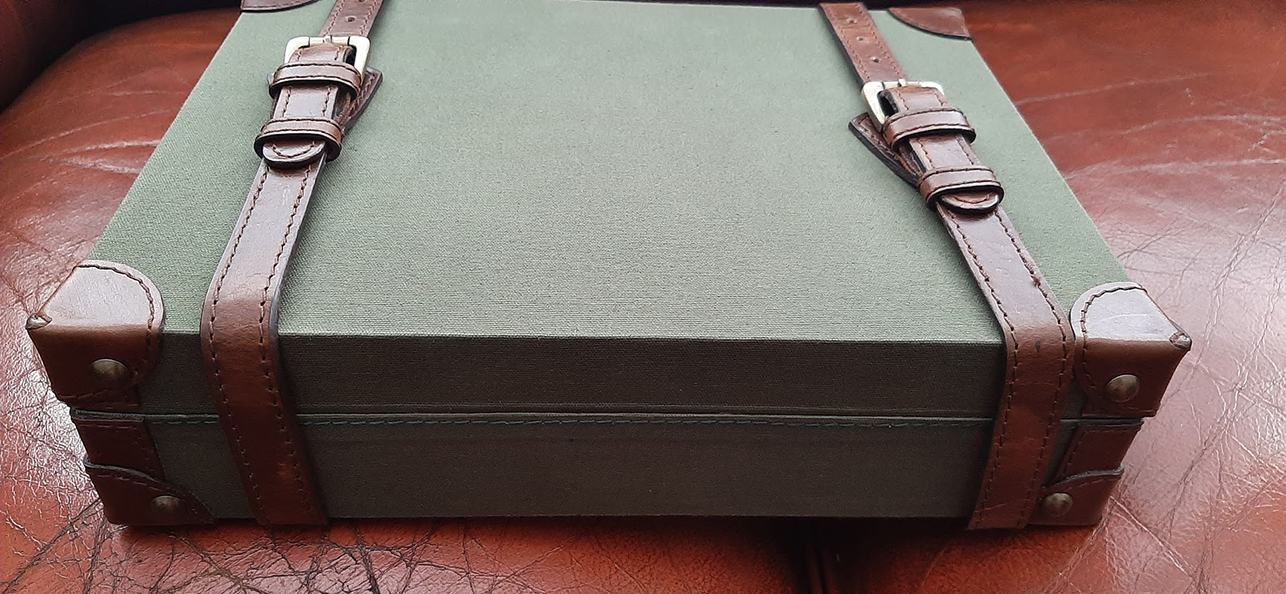 CMR Classic Firearms :: Luger Pistol Khaki-Canvas Pistol Case. Ref.#01L