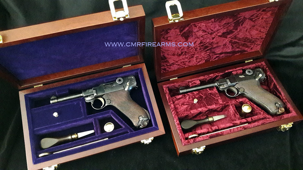 CMR Classic Firearms :: Krieghoff Luger Pistol Display Case. Ref.# 01e