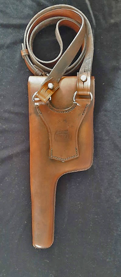 CMR Classic Firearms :: Mauser C96/M712 Leather Pistol holster. Ref.#07M