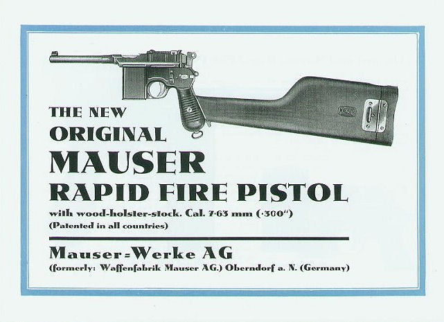 CMR Classic Firearms :: Mauser M712 Schnellfeuer Factory Manual.Ref.#01ms