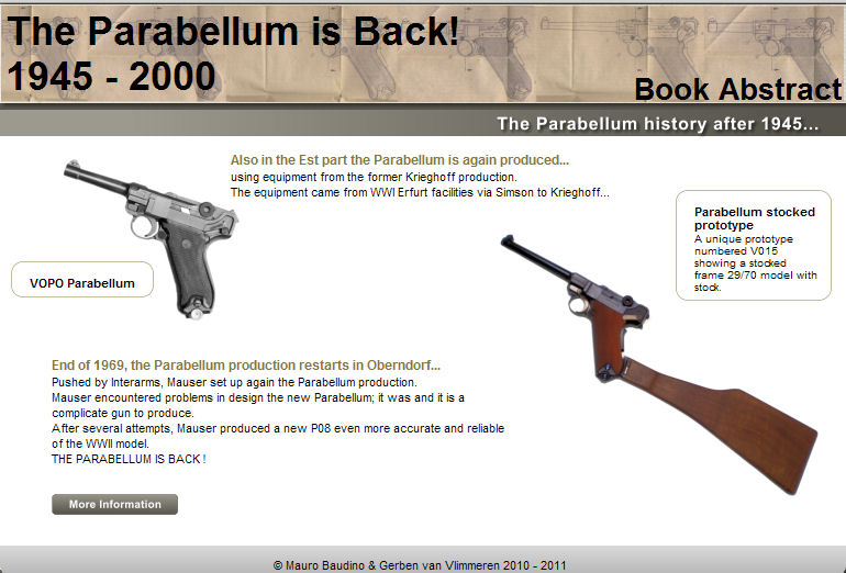 CMR Classic Firearms :: The Parabellum is Back 1945-2000. Ref.#F12DWJ
